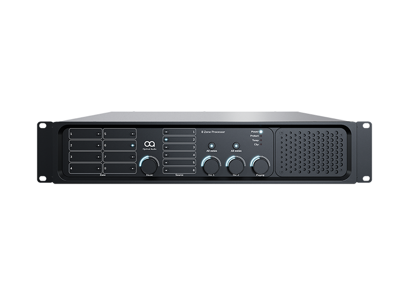 Optimal Audio Powered ZONE 8P Zone Mixer/Controller with Amplifier Wep ...